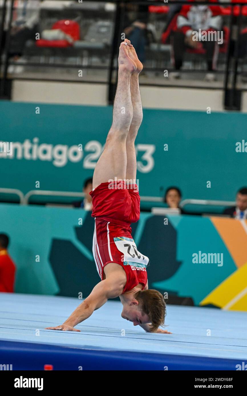 Santiago, Chile, October 23, 2023, Felix Dolci (CAN) during Gymnastics ...