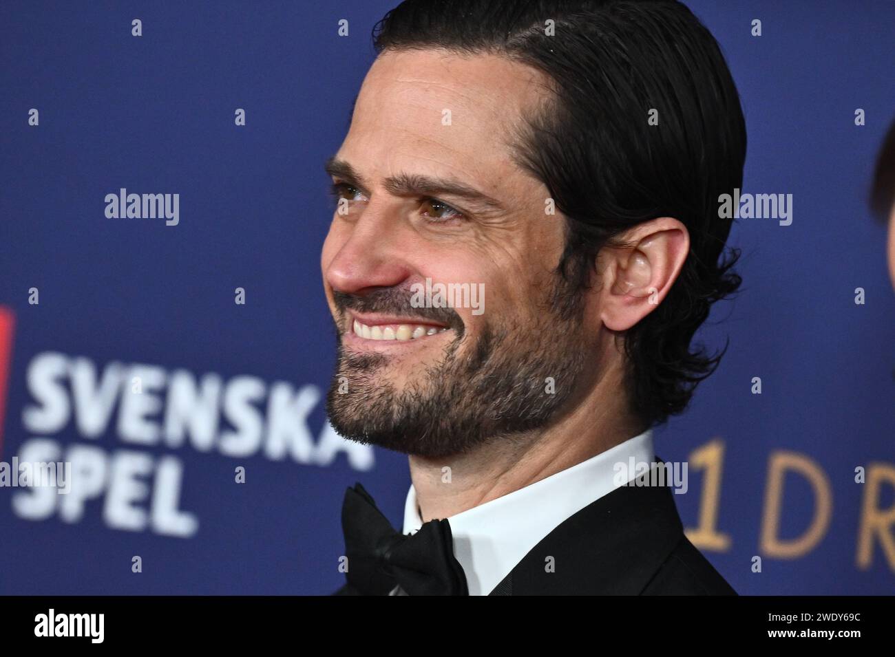 STOCKHOLM, SWEDEN 20240122Prince Carl Philip arrives on the red carpet ...