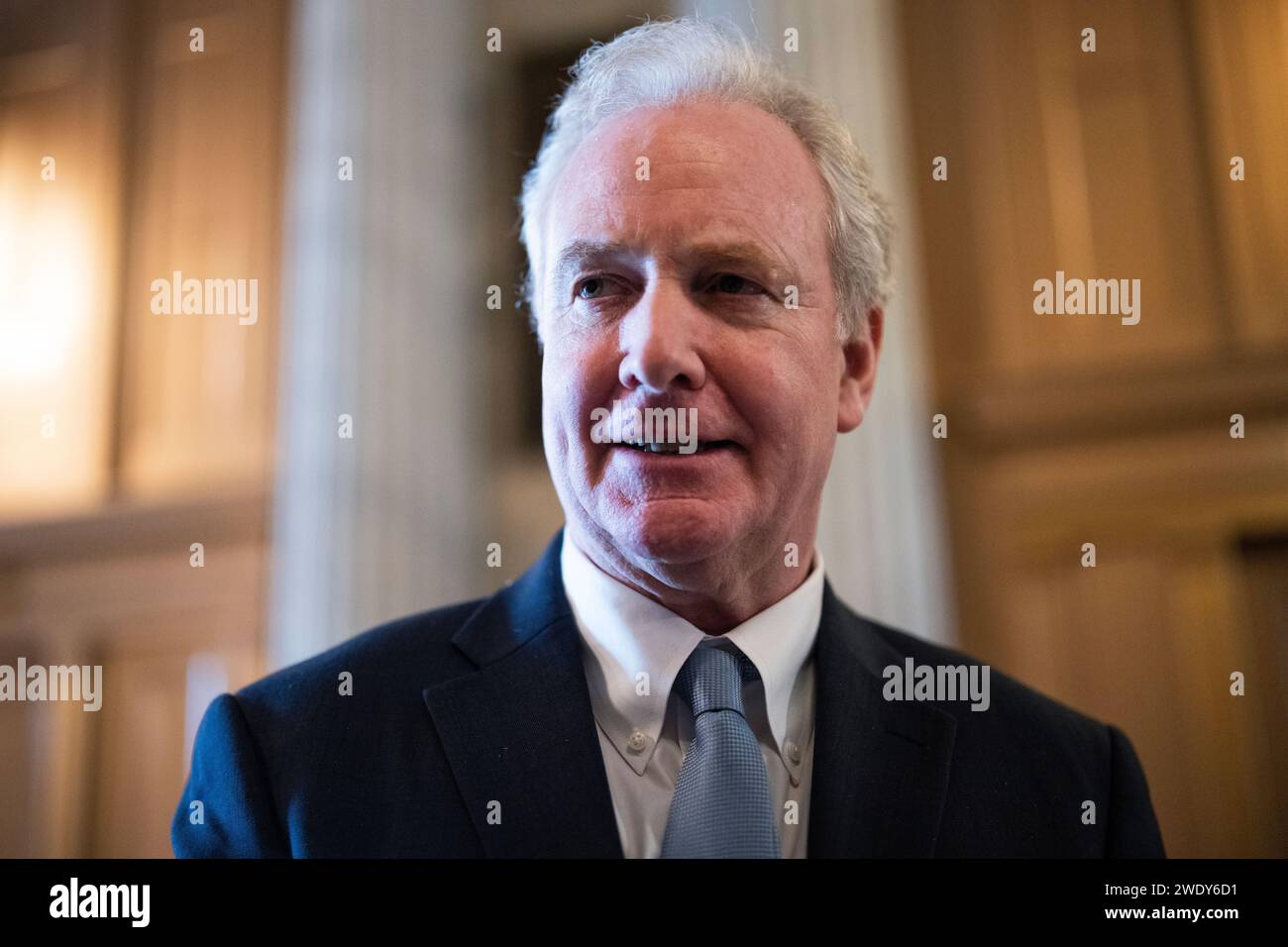 UNITED STATES - JANUARY 18: Sen. Chris Van Hollen, D-Md., is seen in ...