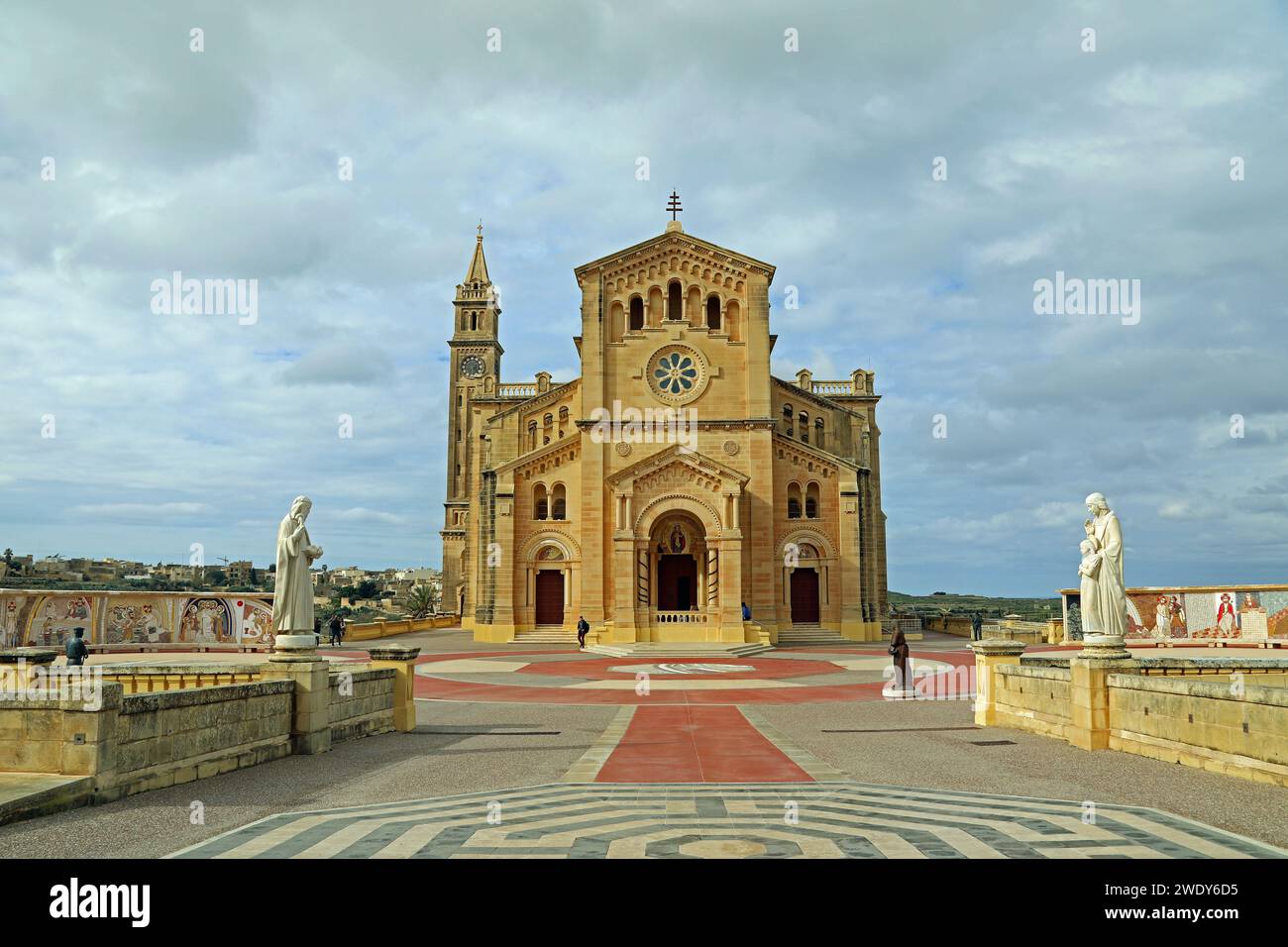 Ta Pinu Basilica known as the Church of Miracles in Gozo Stock Photo ...