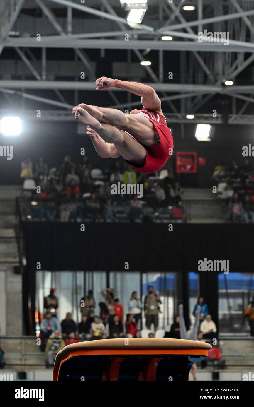 Santiago, Chile, October 23, 2023, Felix Dolci (CAN) during Gymnastics ...