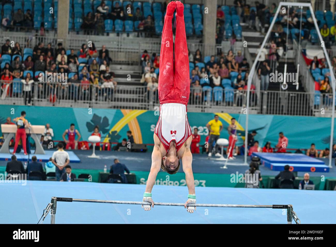 Santiago, Chile, October 23, 2023, Felix Dolci (CAN) during Gymnastics ...