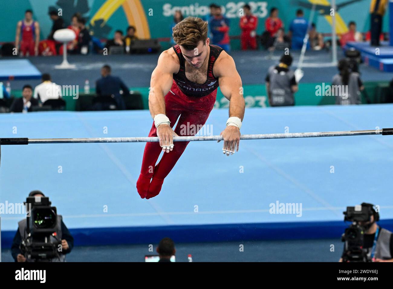 Santiago, Chile, October 23, 2023, Emard William (CAN) during ...