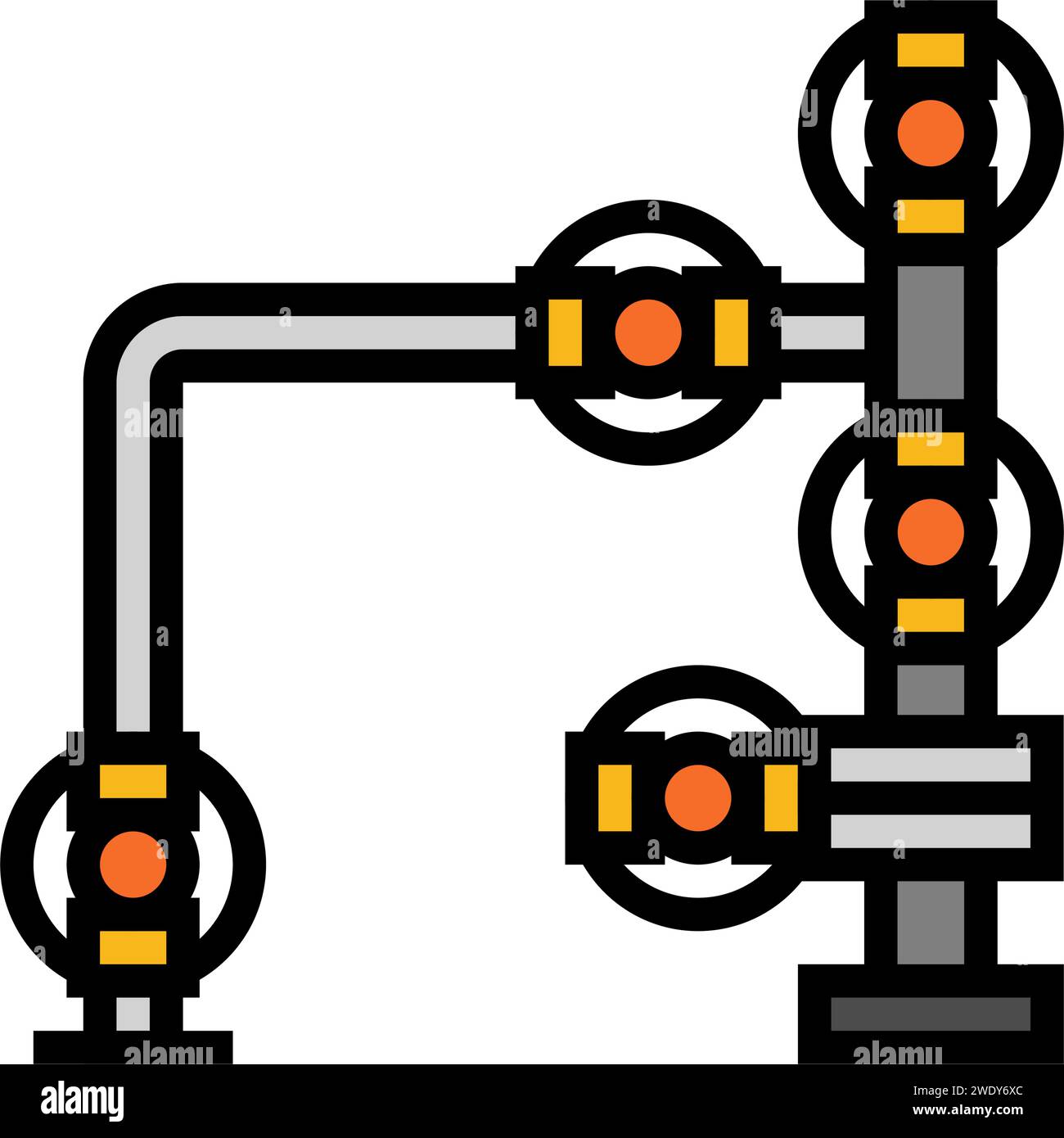 Wellhead and worker Stock Vector Images - Alamy