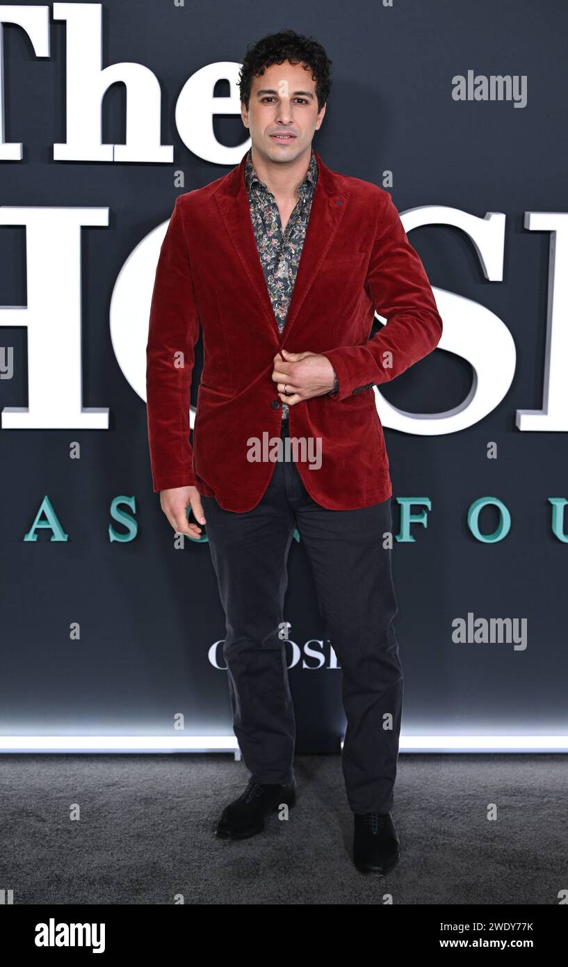 London, UK. January 22nd, 2024. Alaa Safi arriving at The Chosen Season ...