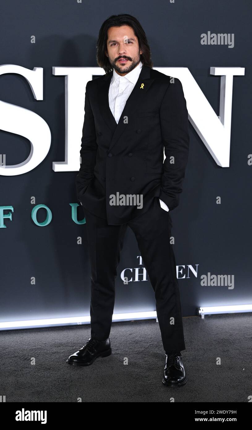 London, UK. January 22nd, 2024. Shahar Isaac arriving at The Chosen ...