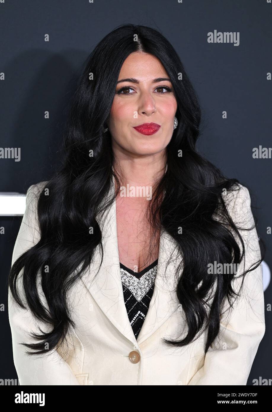 London, UK. January 22nd, 2024. Elizabeth Tabish arriving at The Chosen ...