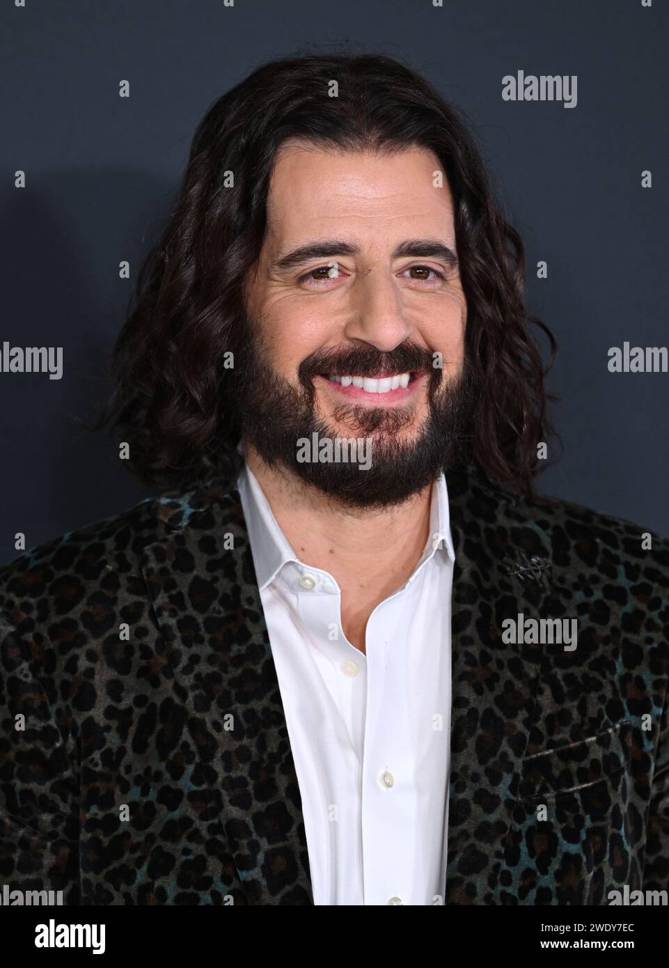 London, UK. January 22nd, 2024. Jonathan Roumie arriving at The Chosen ...