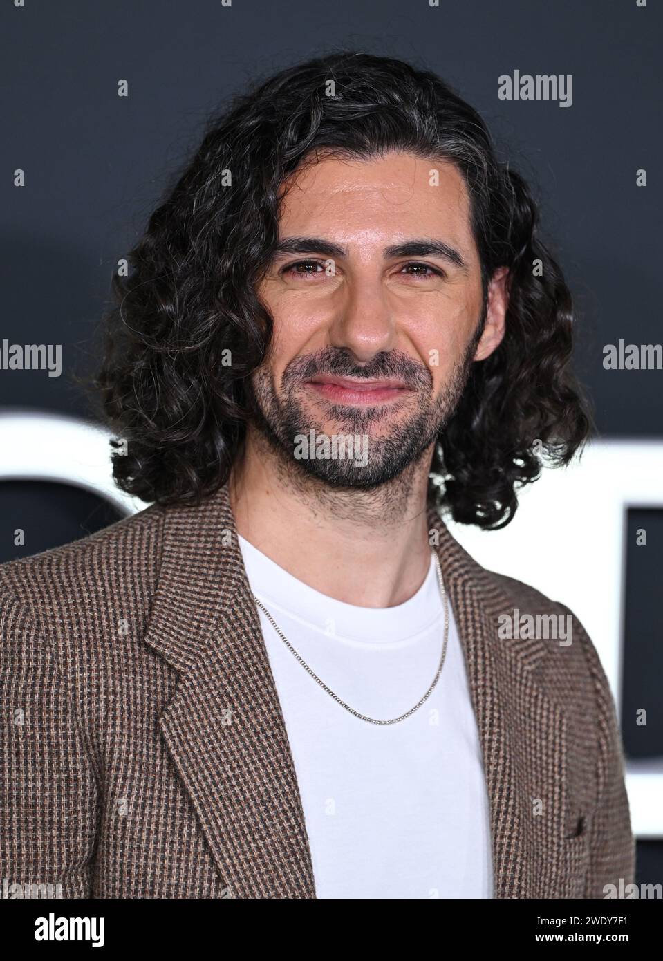 London, UK. January 22nd, 2024. Noah James arriving at The Chosen Season 4 Global Premiere ...