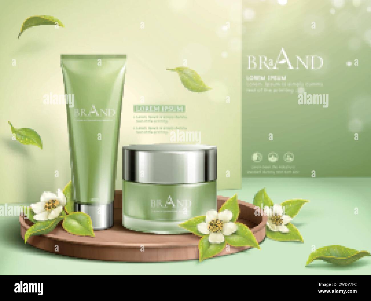 Cosmetic tea Stock Vector Images - Alamy