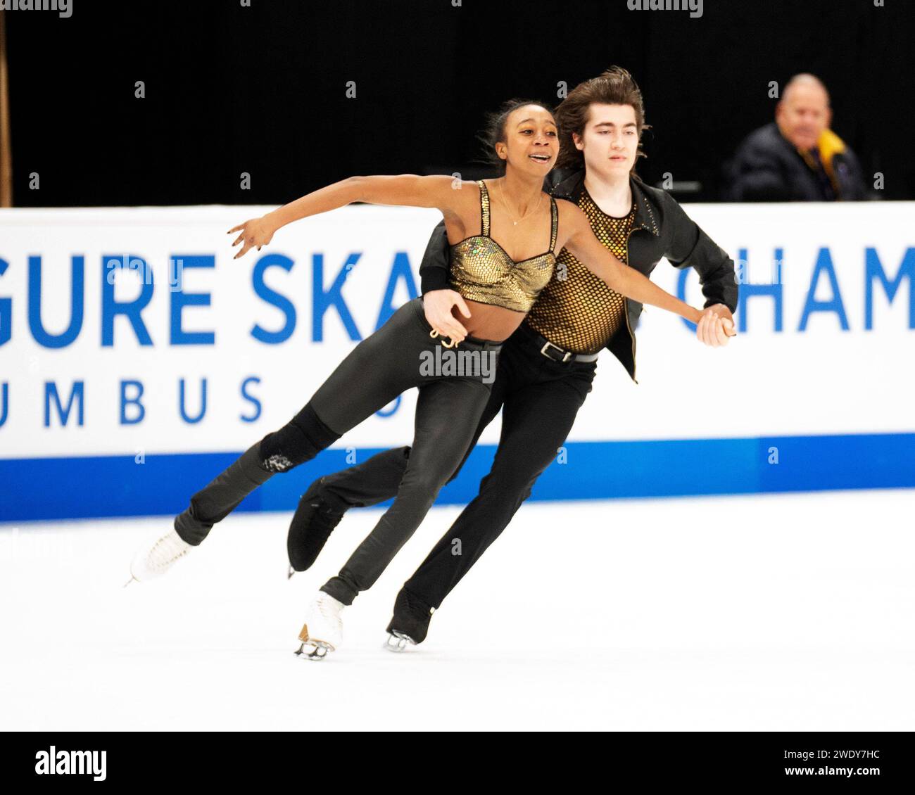 Columbus, Ohio, United States. 22nd January, 2024. Kristina Bland and ...