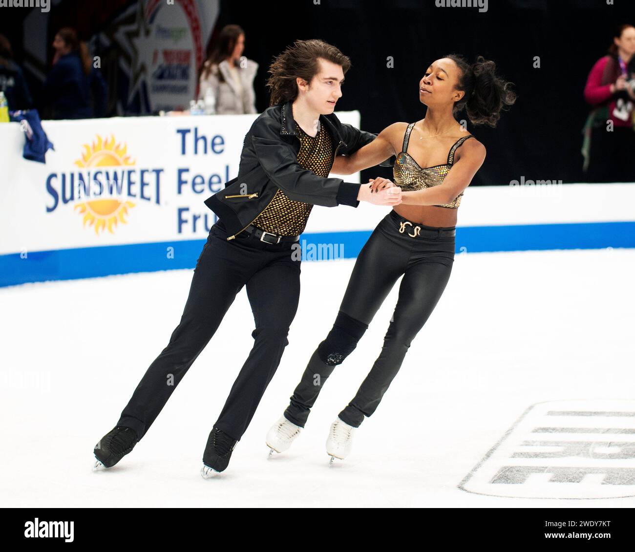 Columbus, Ohio, United States. 22nd January, 2024. Kristina Bland and ...