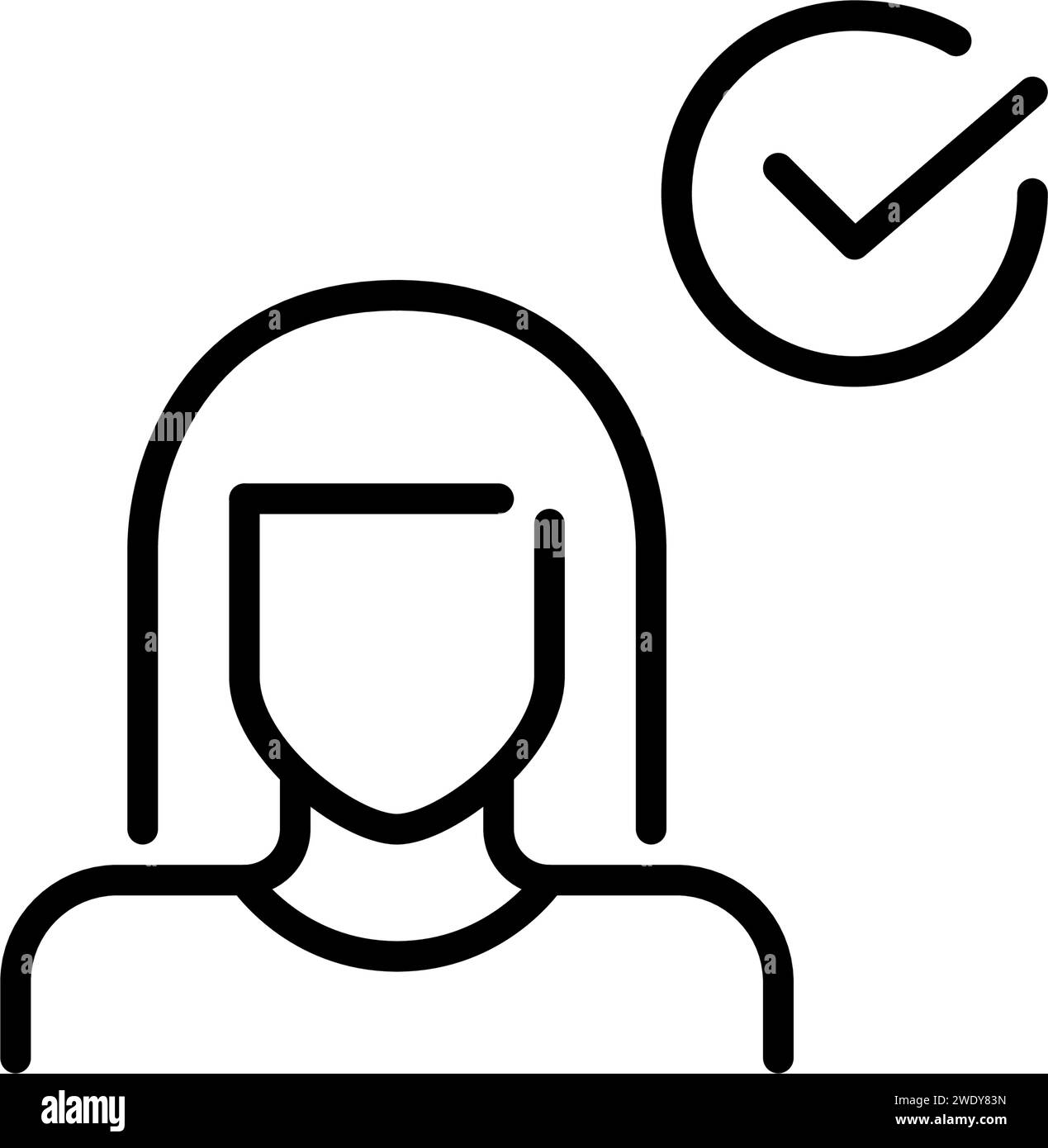 Hiring a professional to fill in vacancy. Best job candidate. Woman ...