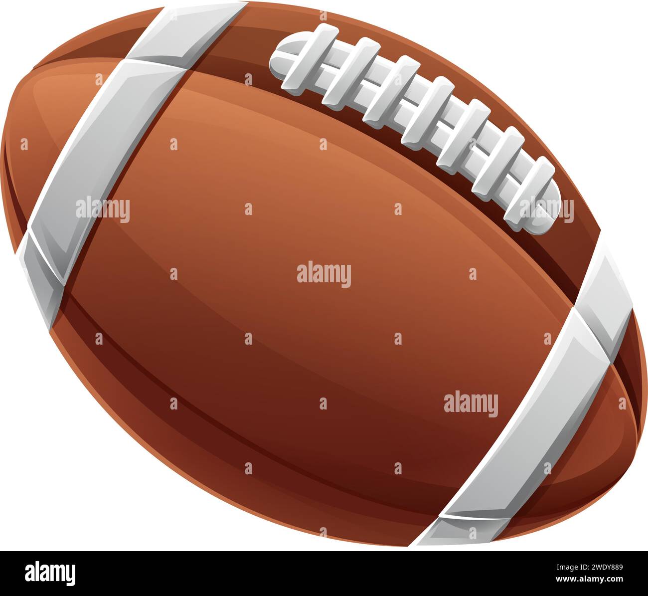 American Football Ball Cartoon Sports Icon Stock Vector Image & Art - Alamy