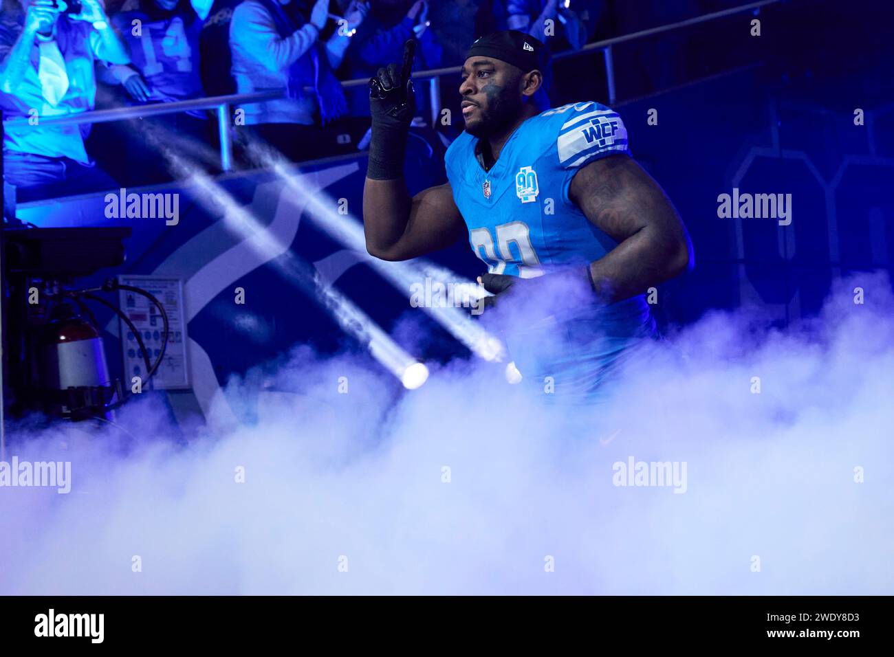 Detroit Lions defensive end Josh Paschal (93) during player ...