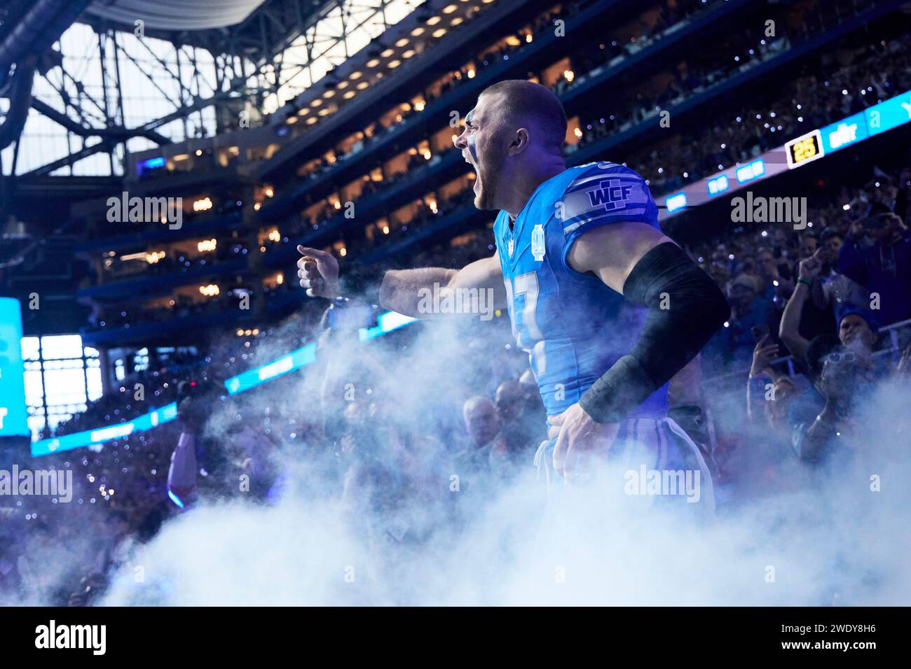 Detroit Lions defensive end Aidan Hutchinson (97) during player ...