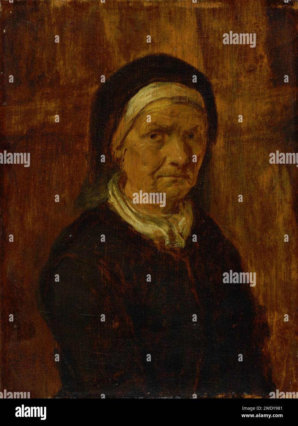 Adriaen Brouwer - Old Woman Stock Photo - Alamy