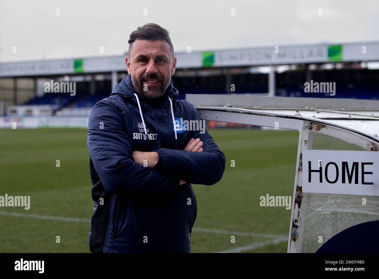 Hartlepool on Monday 22nd January 2024. Kevin Philips is officially ...