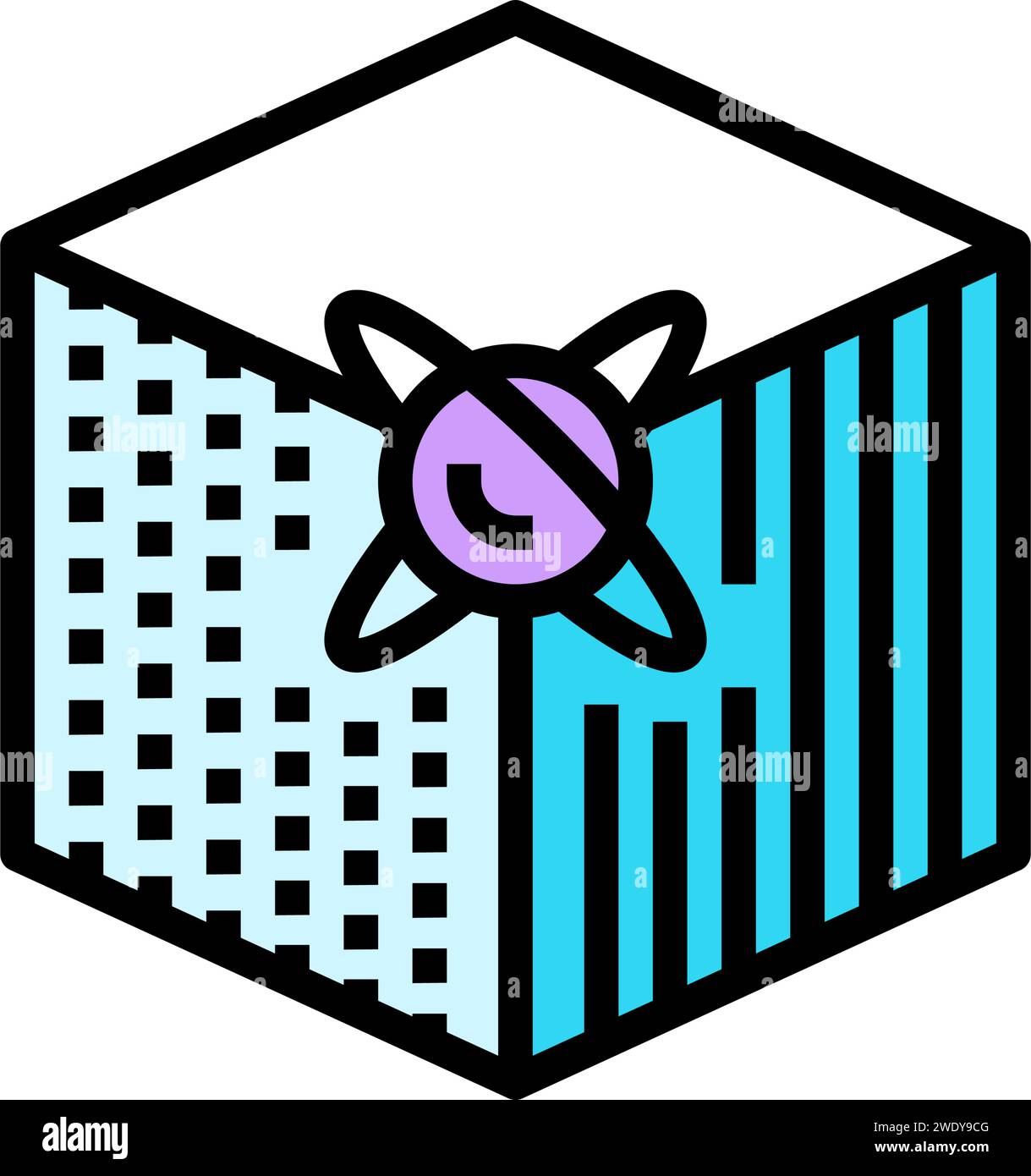 materials quantum technology color icon vector illustration Stock ...