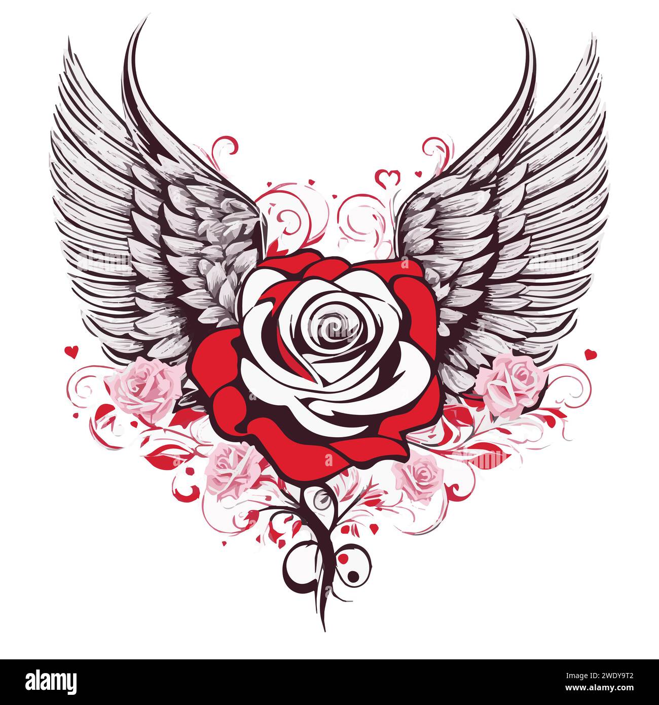 Rose With Wings