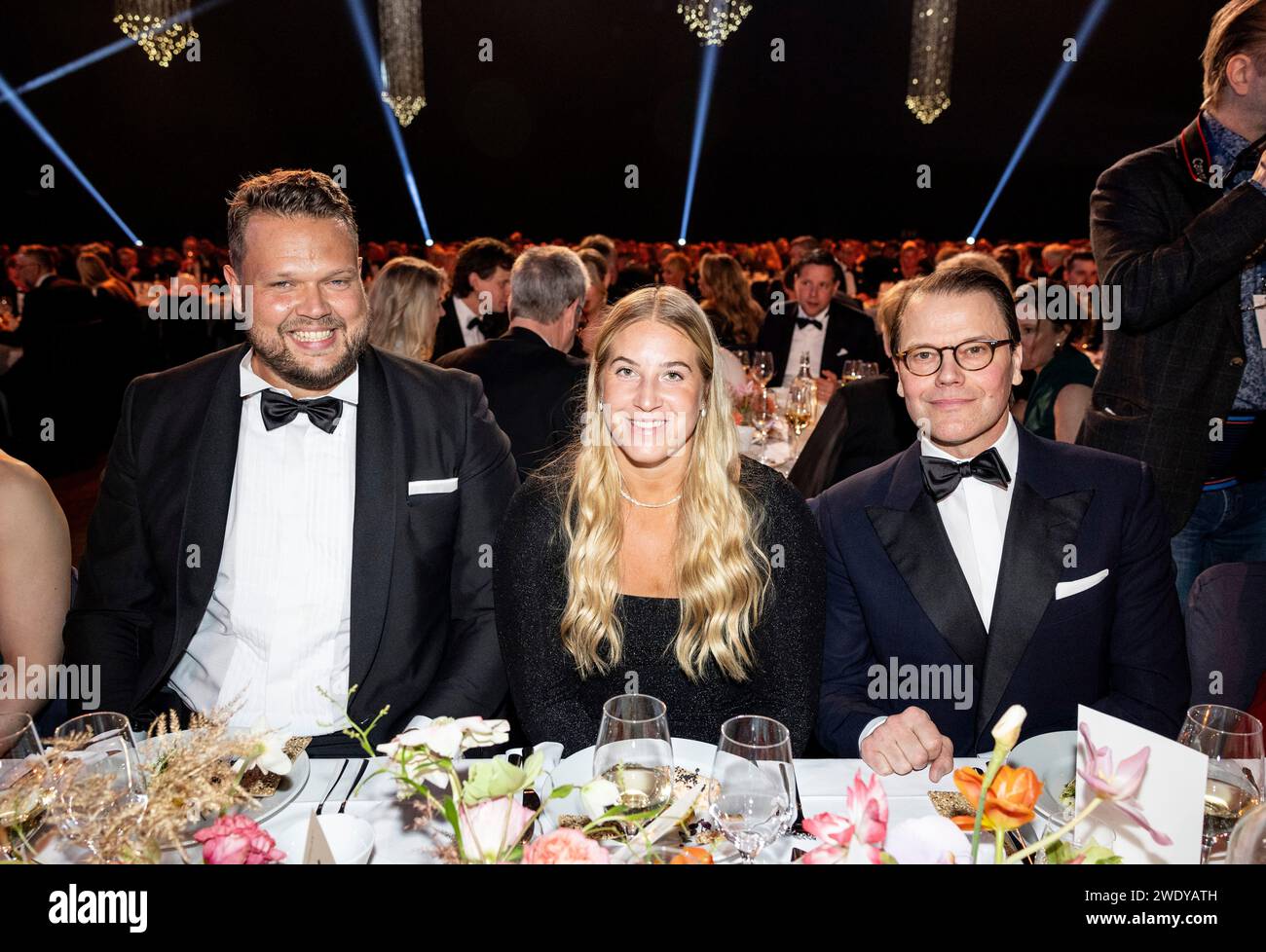 Stockholm, Sweden. 22nd Jan, 2024. STOCKHOLM, SWEDEN 20240122From left ...