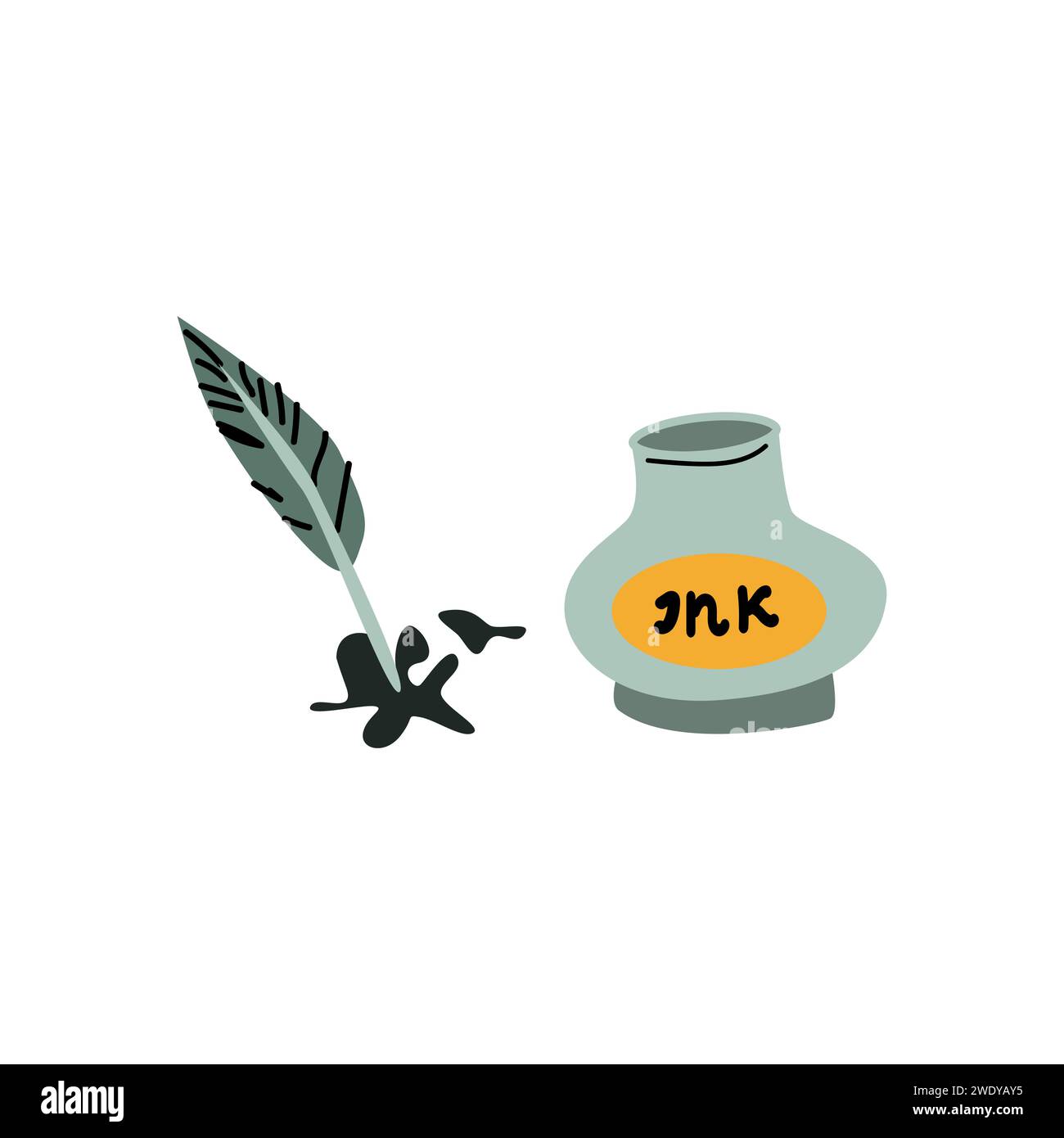 Old computer keyboard top view Stock Vector Images - Alamy