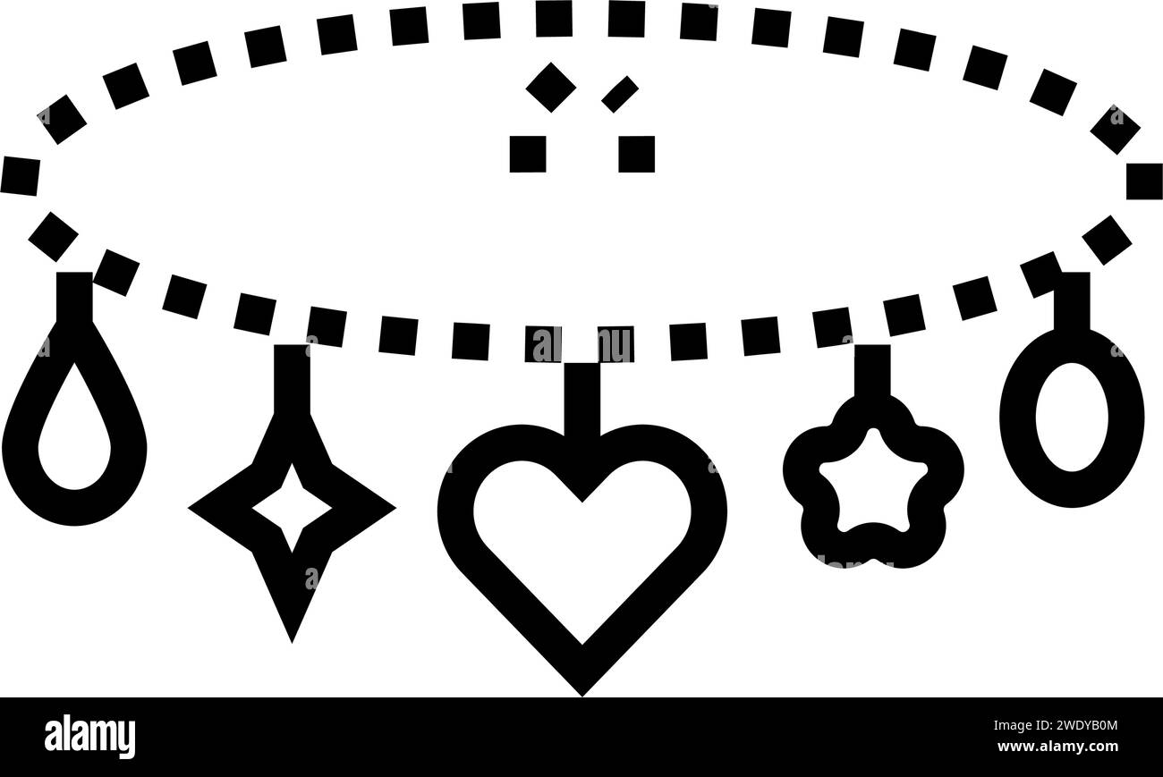 Gold necklace blur Stock Vector Images - Alamy