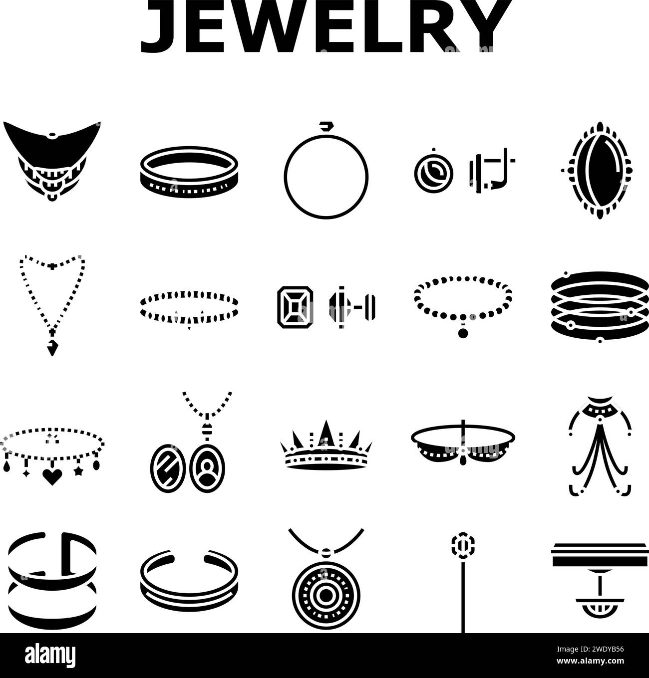 Jewel illustrations Black and White Stock Photos & Images - Alamy