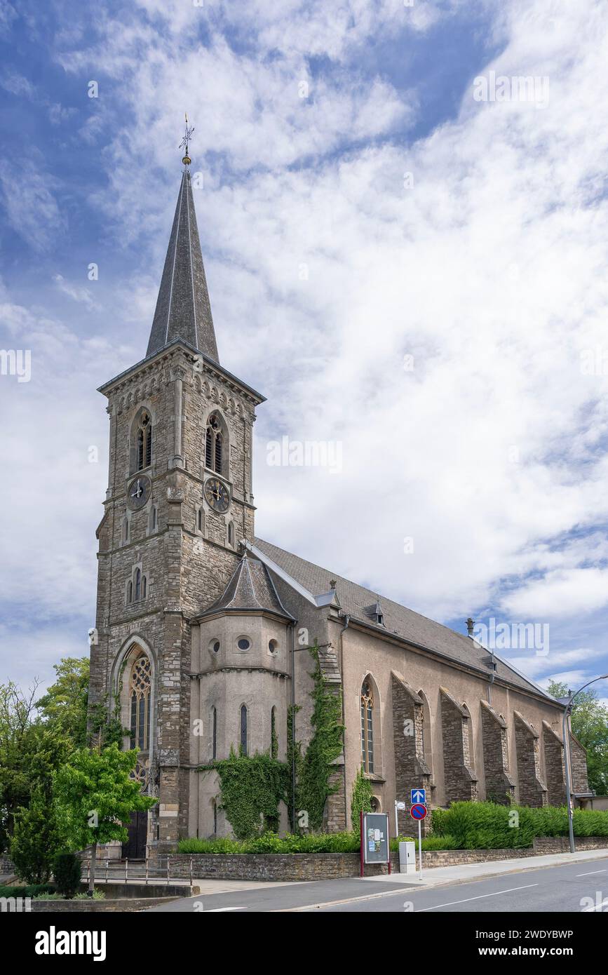 Luxembourg city skyline church hi-res stock photography and images - Alamy