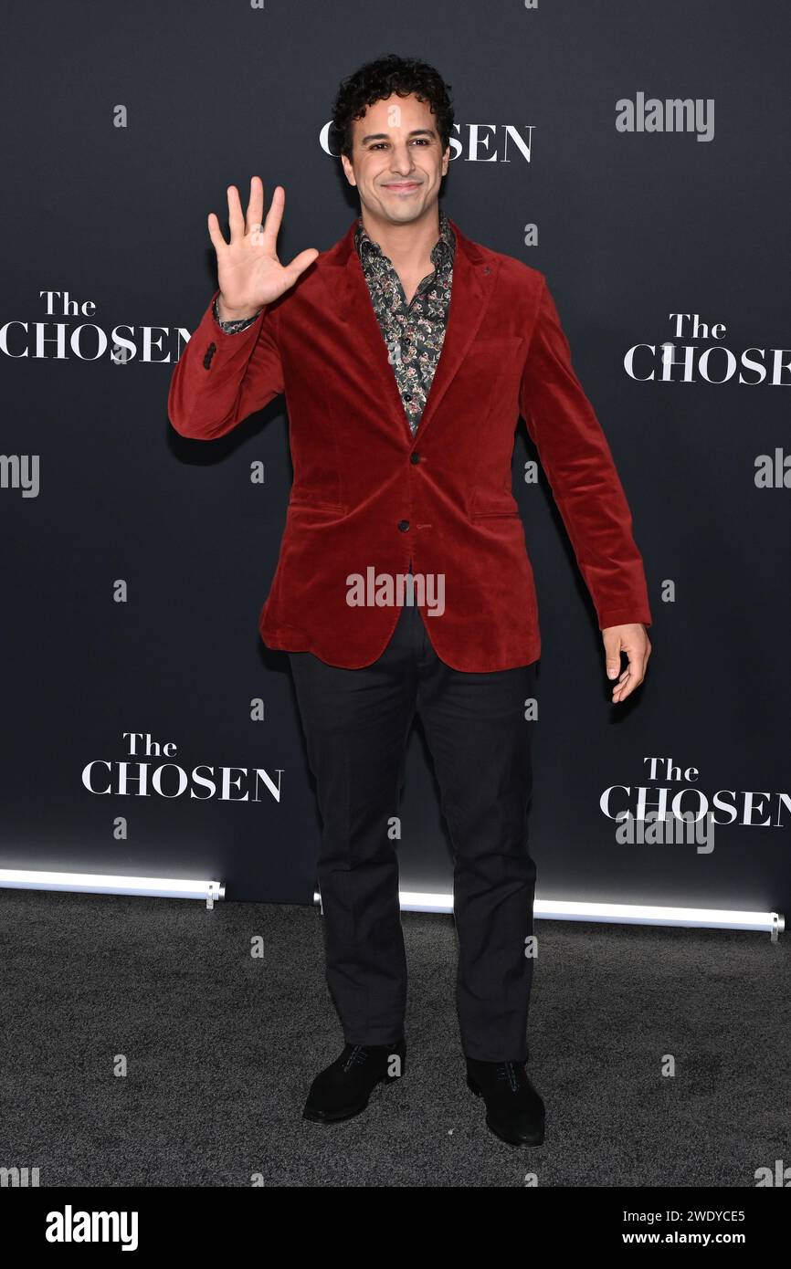 London, UK. 22nd Jan, 2024. Alaa Safi attends the Global Premiere of ...