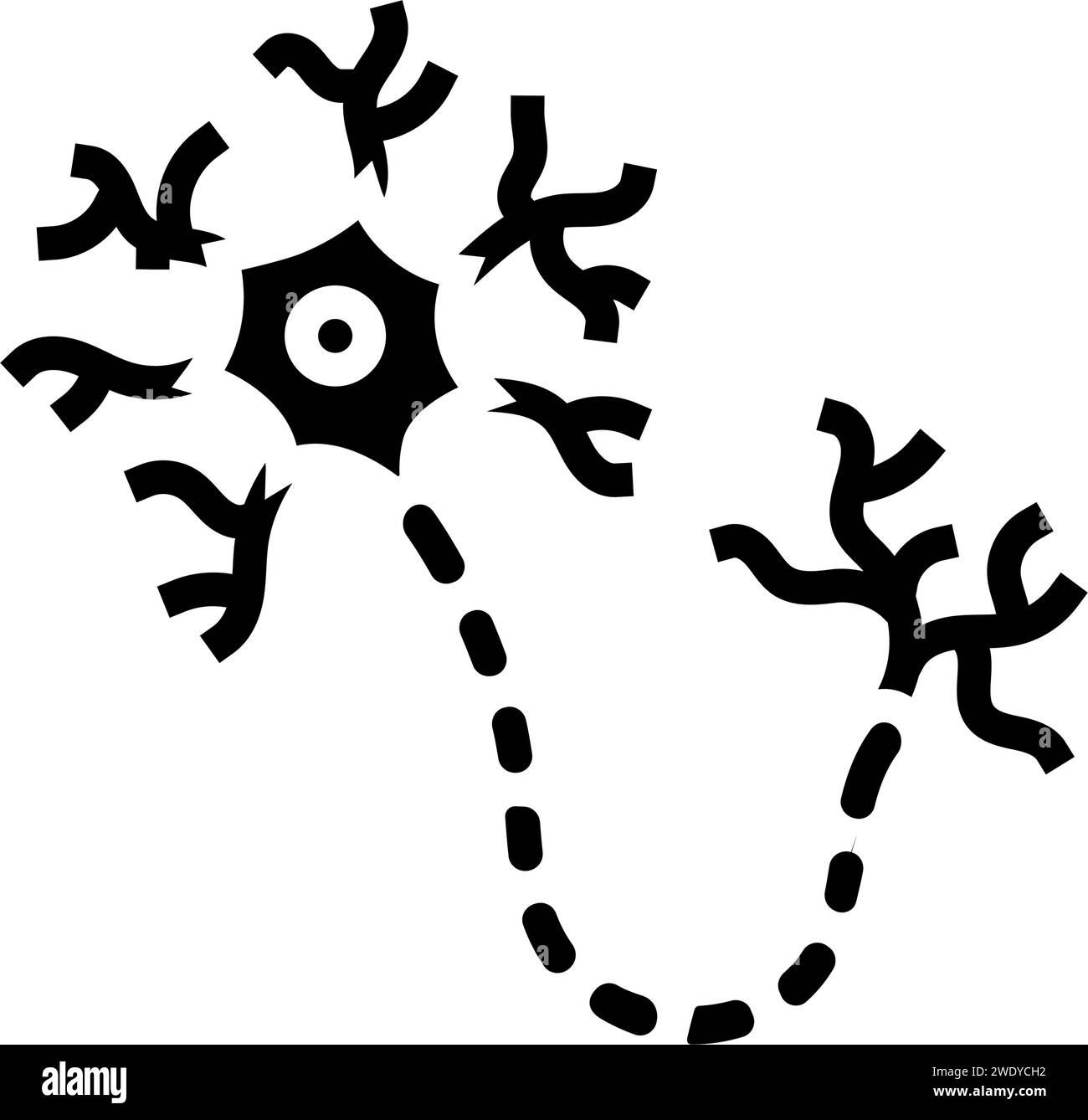 neuron structure neuroscience neurology glyph icon vector illustration ... neuron structure neuroscience neurology glyph icon vector illustration ...