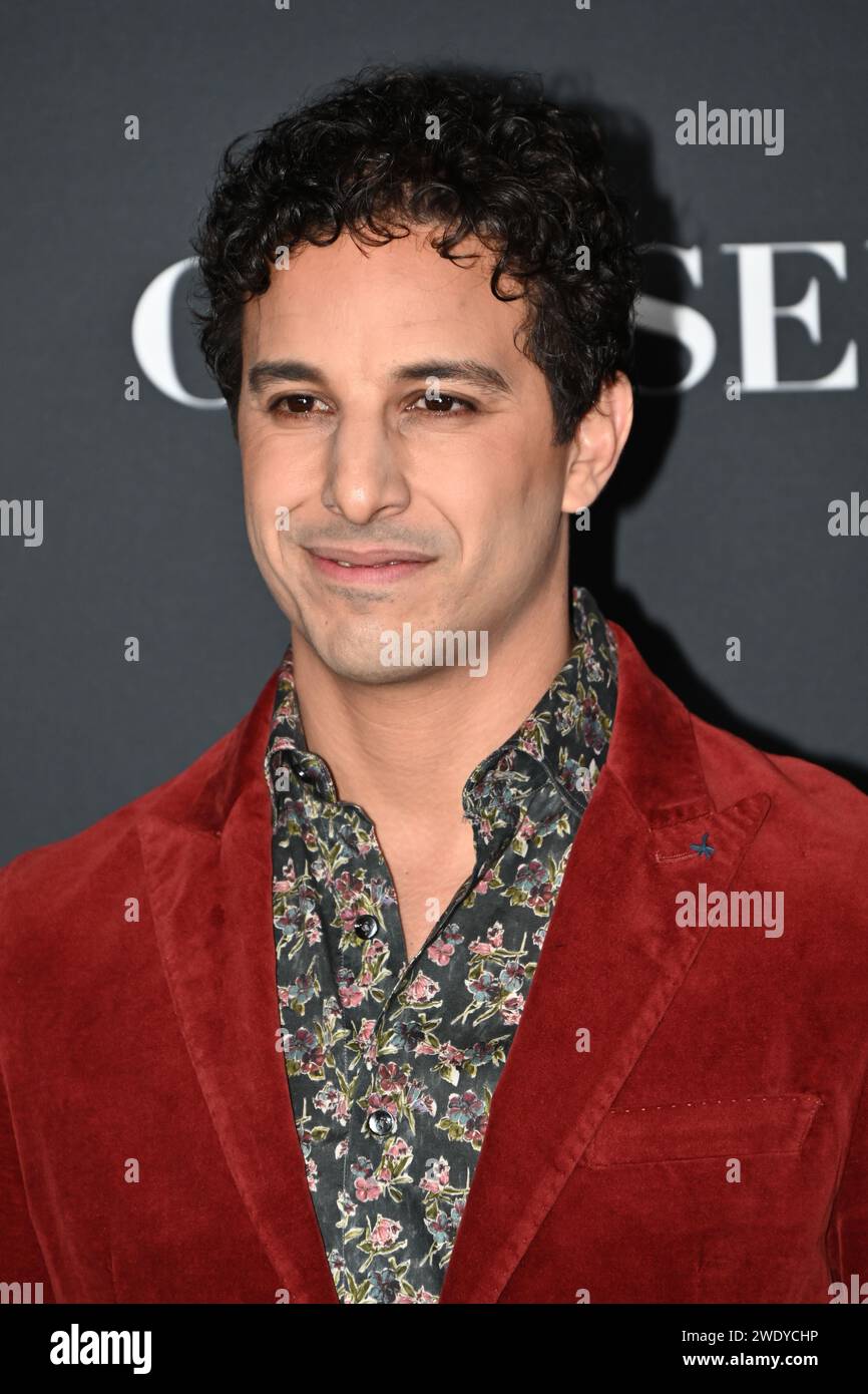 London, UK. 22nd Jan, 2024. Alaa Safi attends the Global Premiere of ...