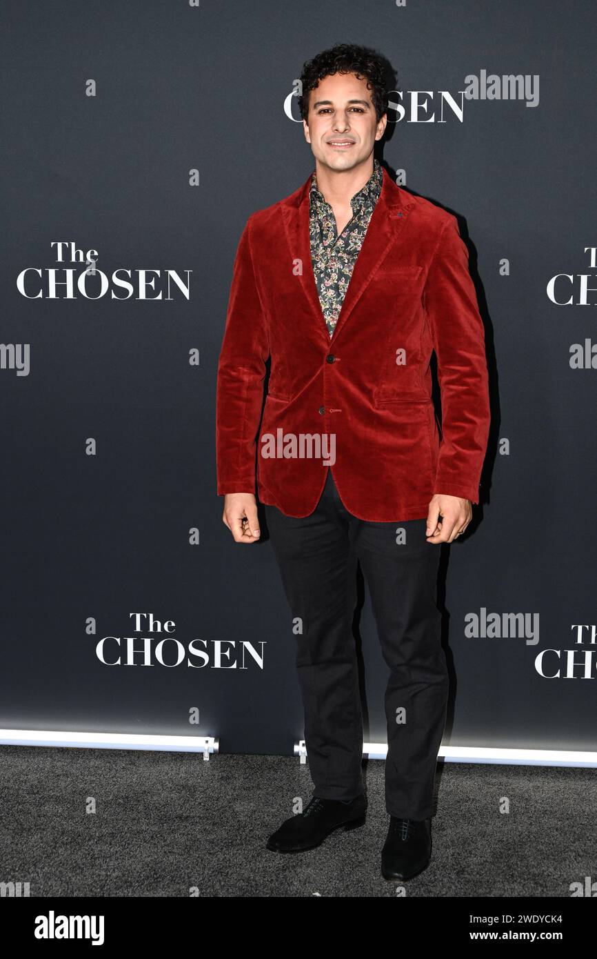 London, UK. 22nd Jan, 2024. Alaa Safi attends the Global Premiere of ...