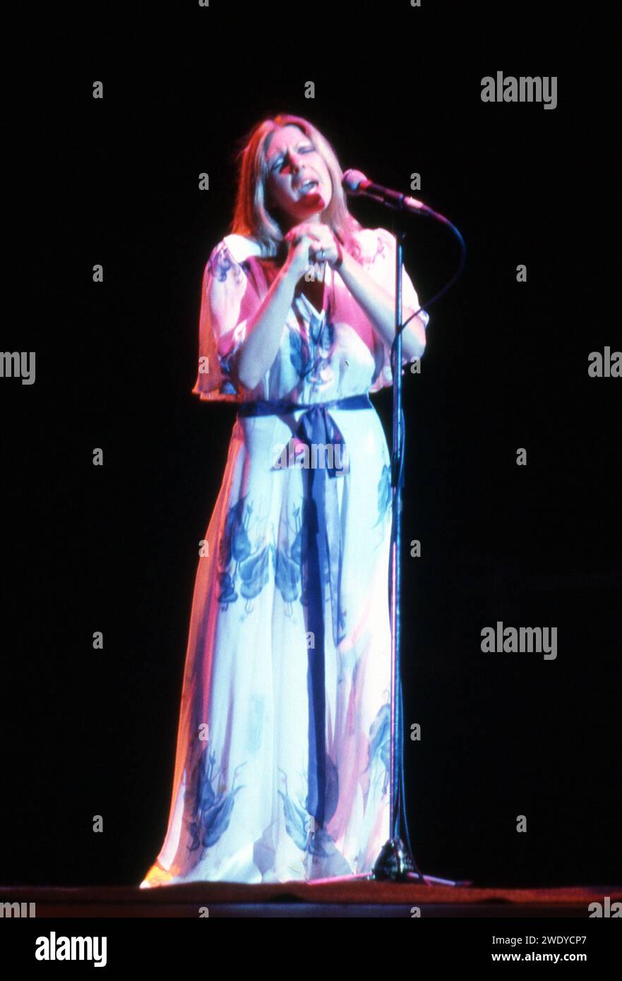 Annie Haslam of Renaissance in concert in 1979 Credit: mpiRR ...