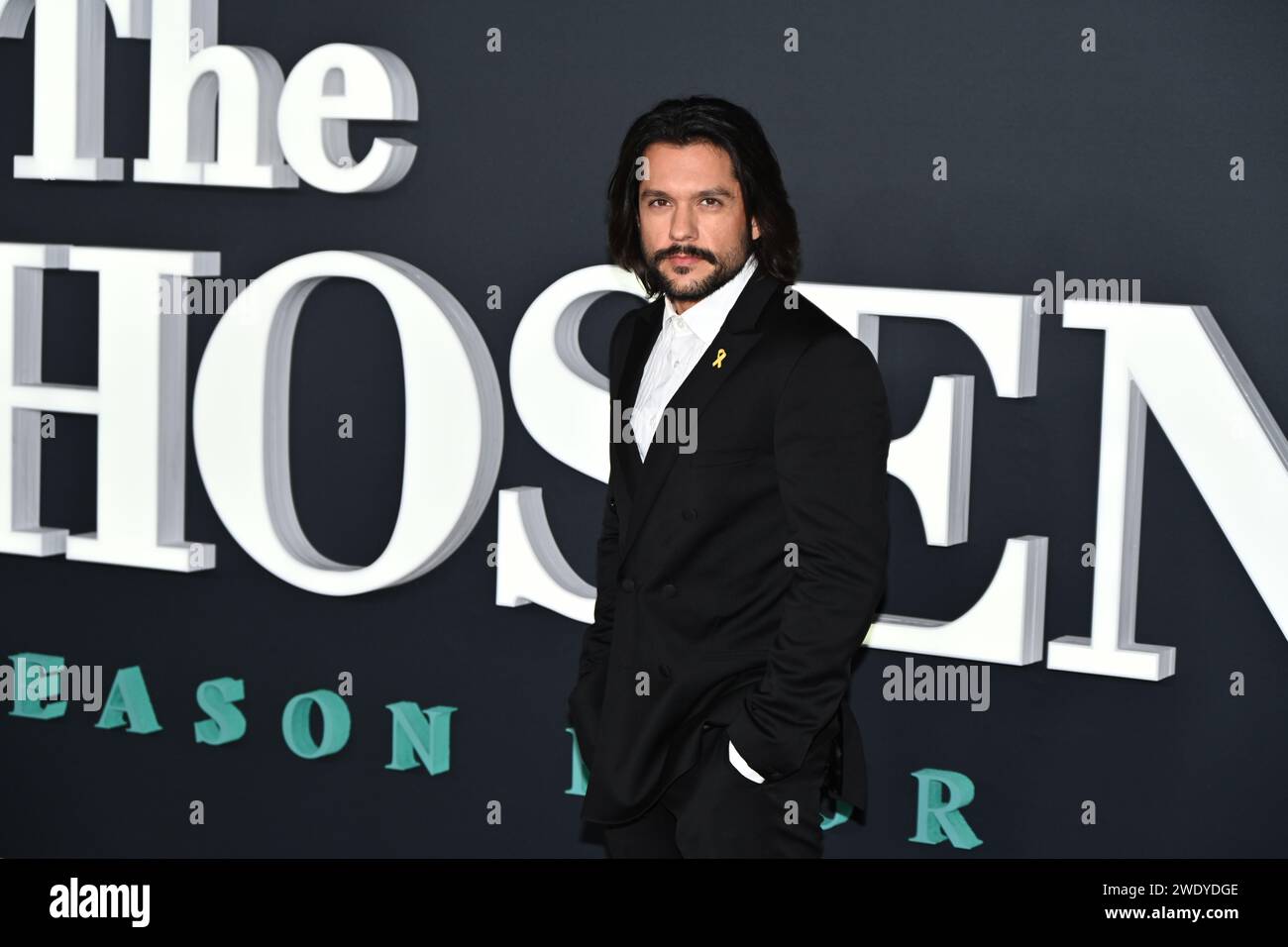 London, UK. 22nd Jan, 2024. Shahar Isaac attends the Global Premiere of ...