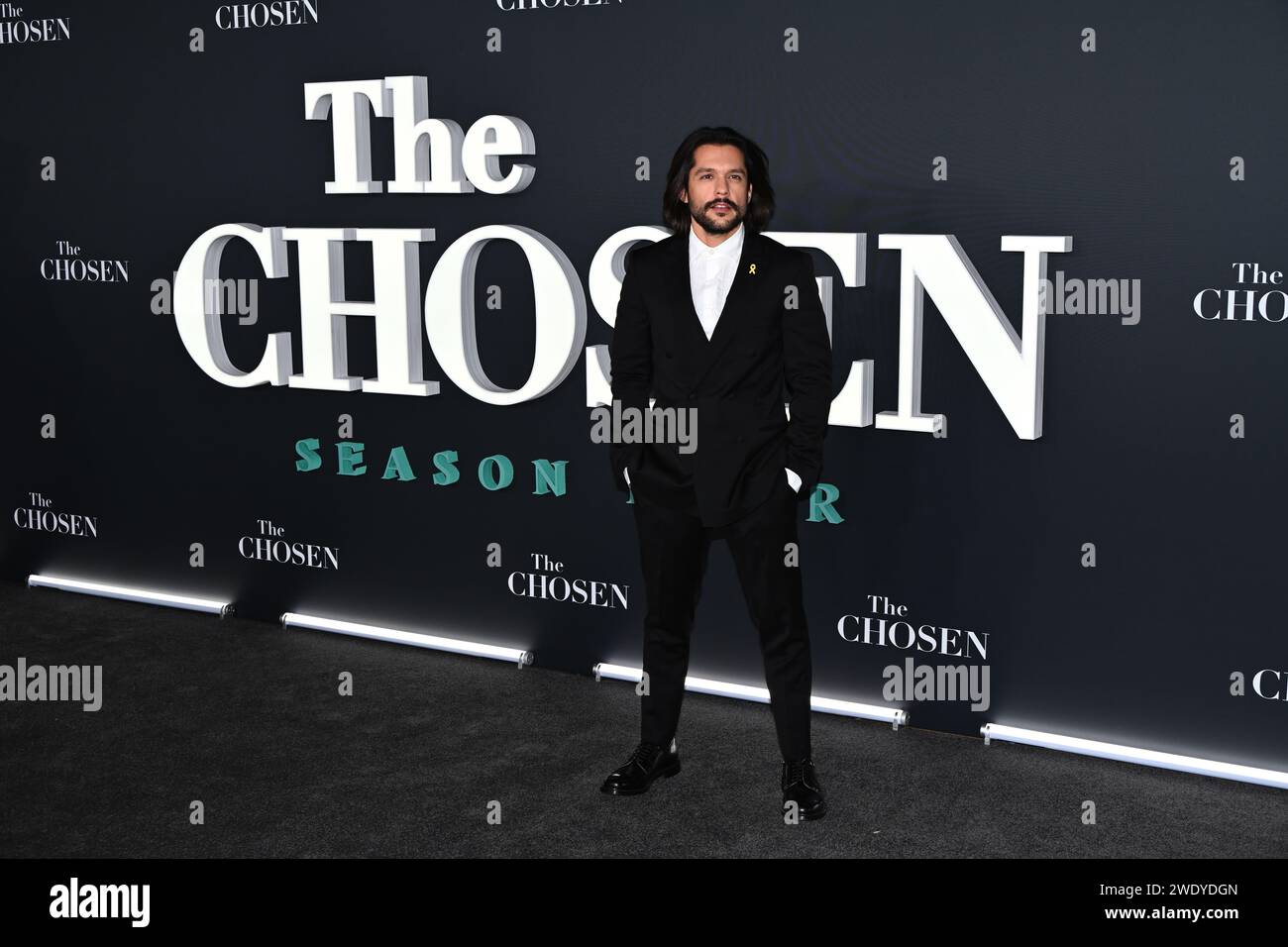 London, UK. 22nd Jan, 2024. Shahar Isaac attends the Global Premiere of ...