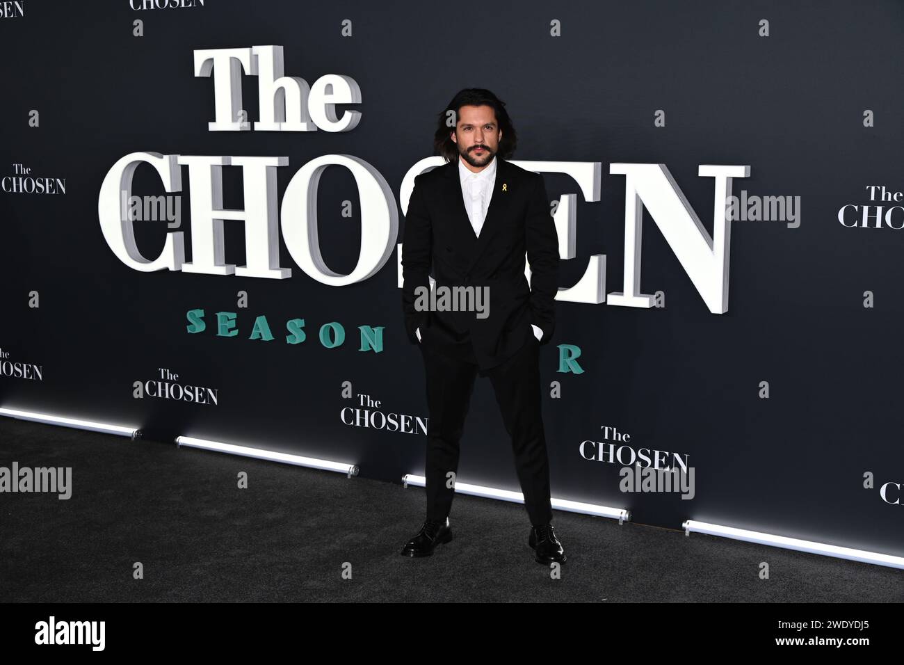 London, UK. 22nd Jan, 2024. Shahar Isaac attends the Global Premiere of ...