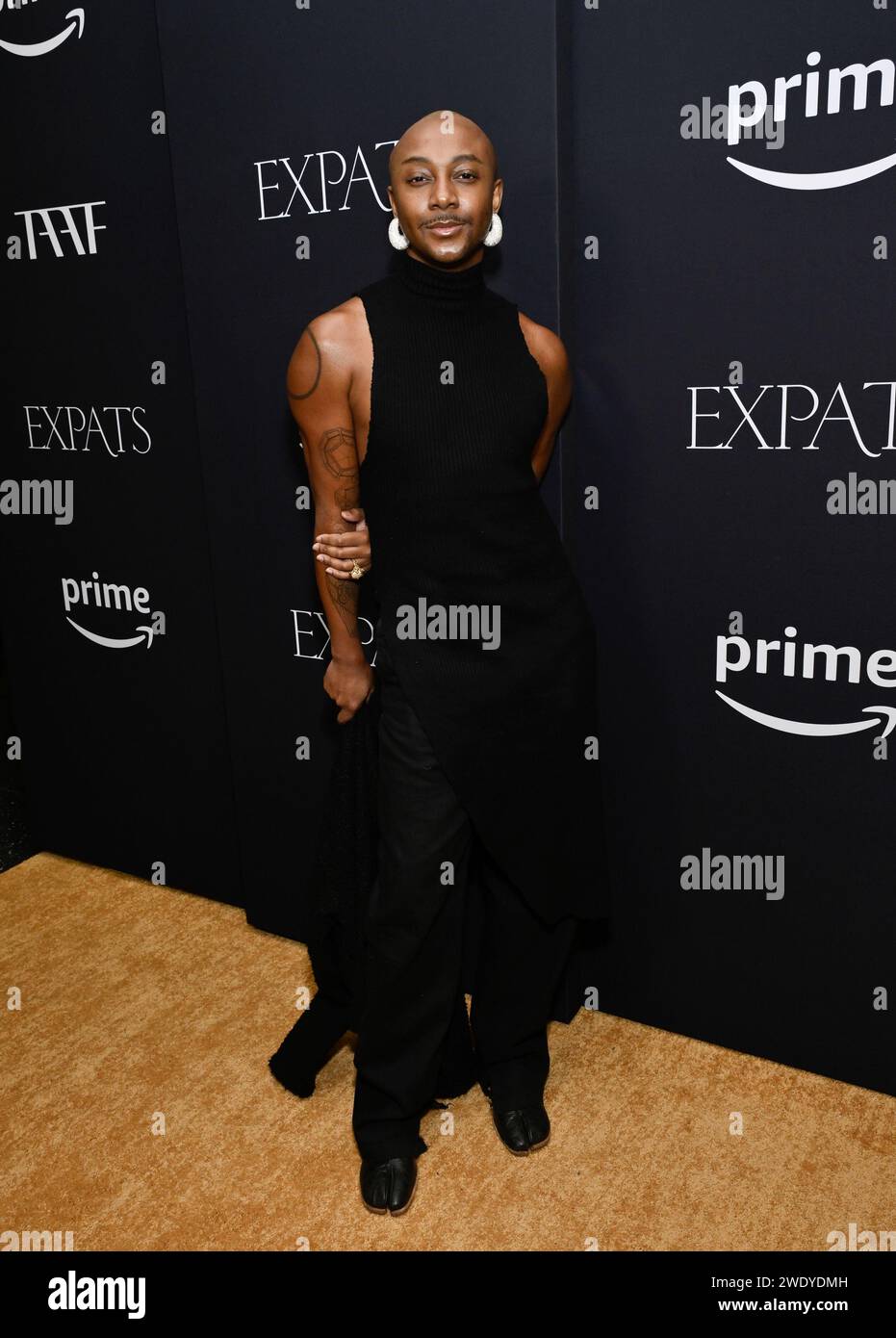 Jerome Lamaar attends the premiere of "Expats" at the Museum of Modern ...