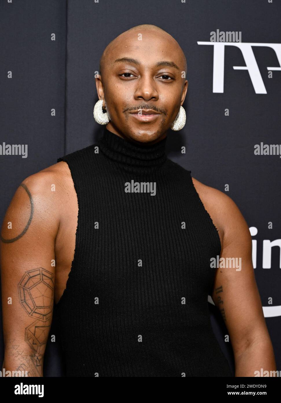 Jerome Lamaar attends the premiere of "Expats" at the Museum of Modern ...