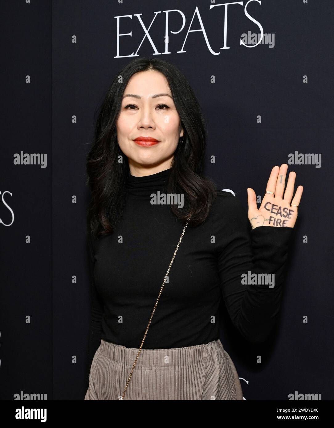 Writer Vera Miao attends the premiere of "Expats" at the Museum of ...