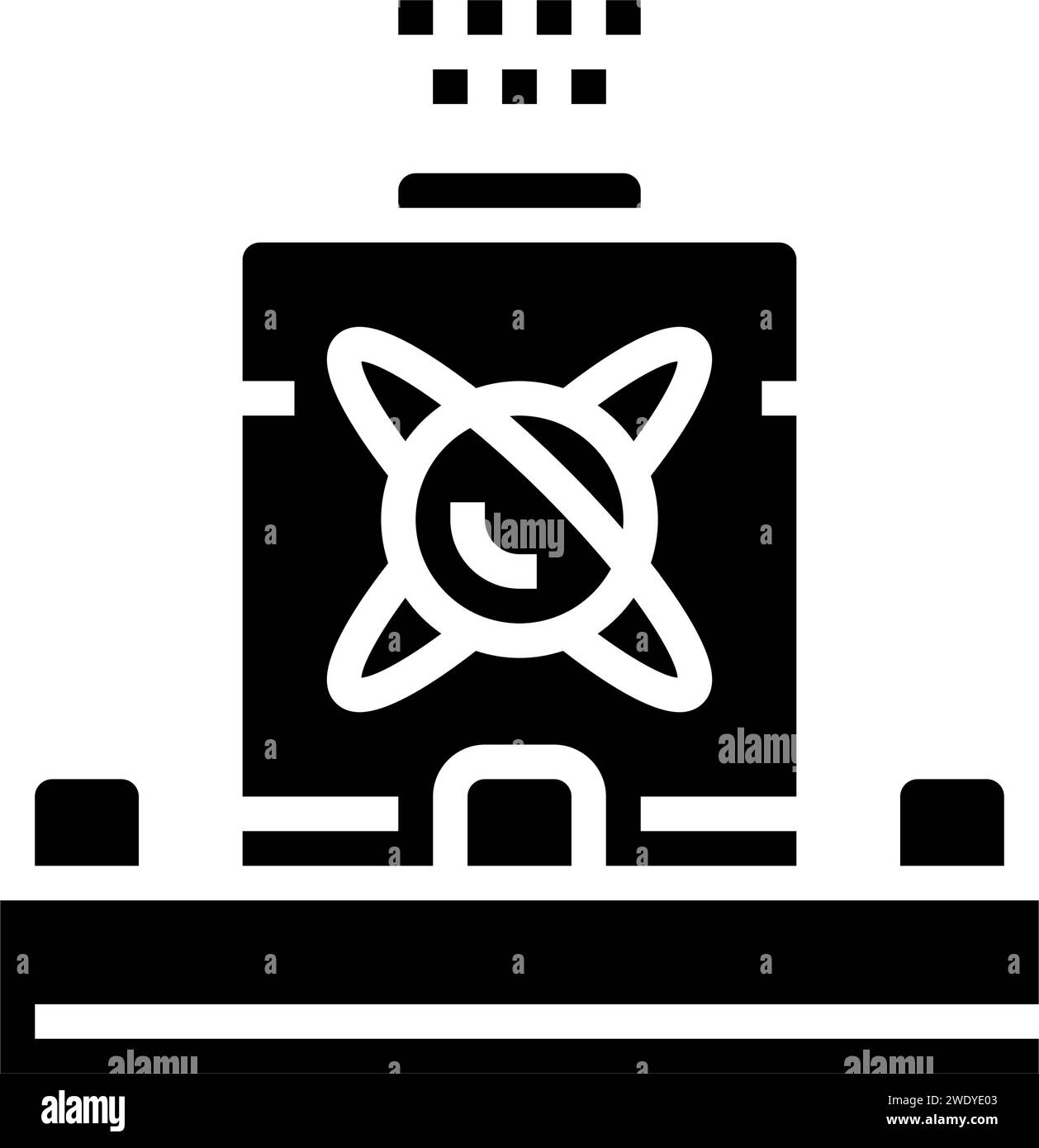 sensor quantum technology glyph icon vector illustration Stock Vector ... sensor quantum technology glyph icon vector illustration Stock Vector ...
