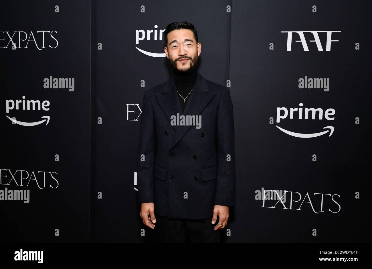 Daniel K. Isaac attends the premiere of "Expats" at the Museum of ...