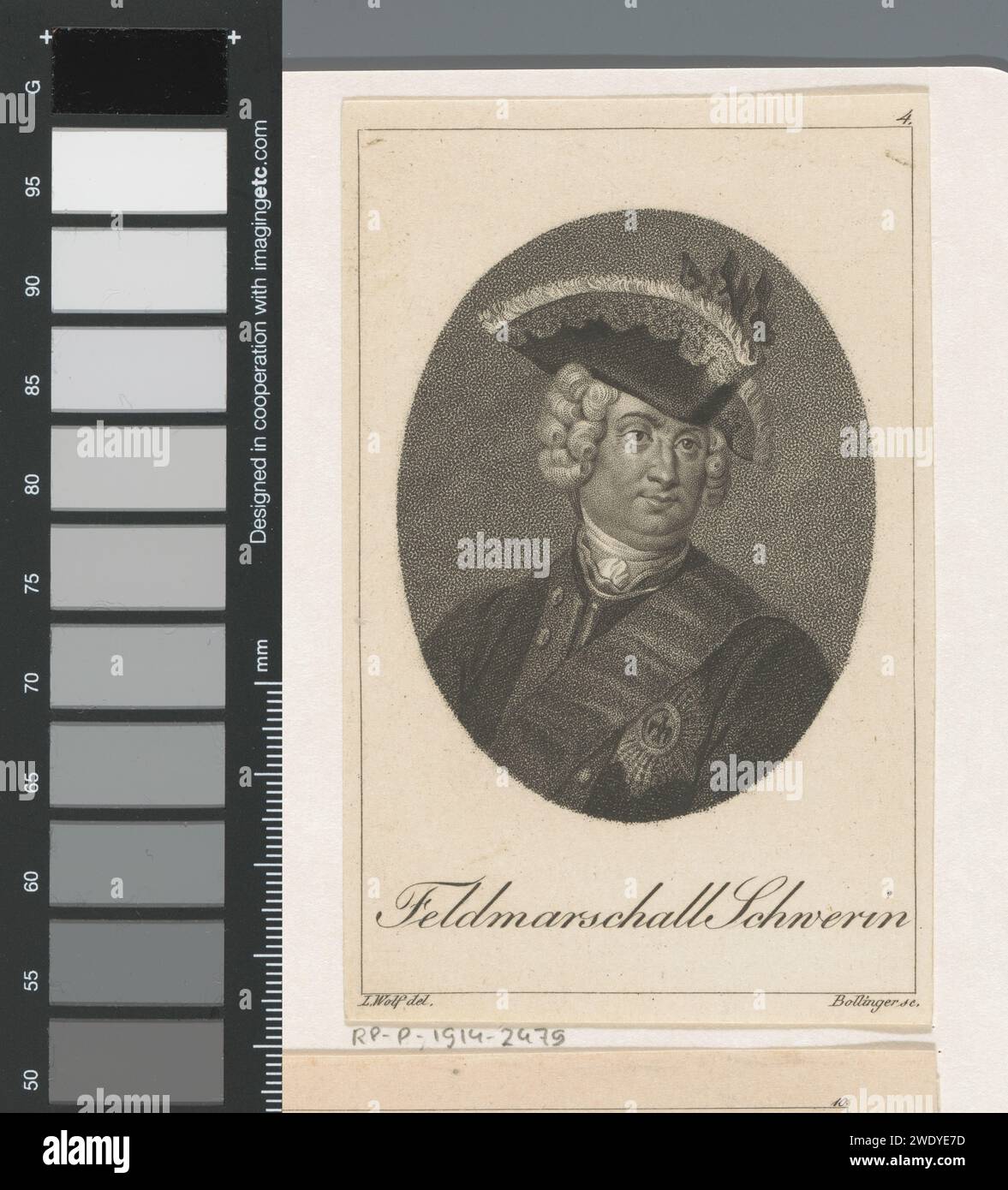 PortraT van Kurd Christoph, Count von Schwerin, Friedrich Wilhelm ...