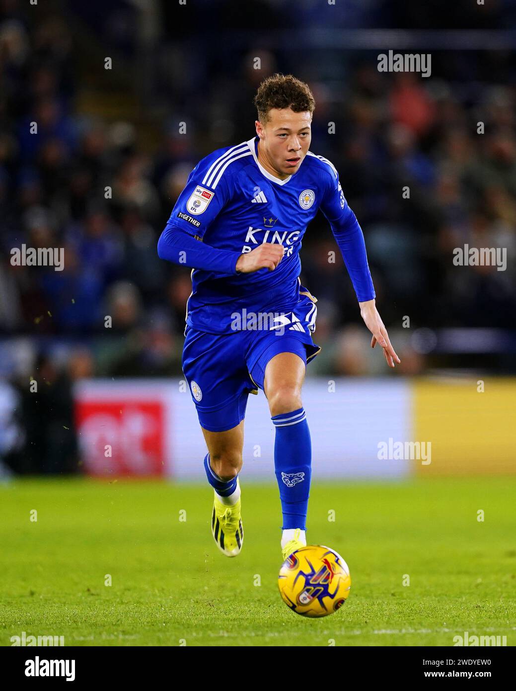 Leicester City's Kasey McAteer during the Sky Bet Championship match at ...