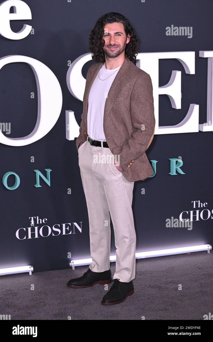 London, UK. 22nd Jan, 2024. Noah James at global premiere of Season 4 ...
