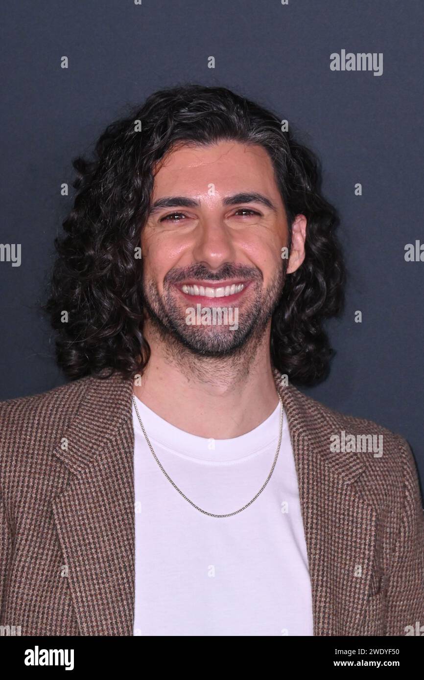 London, UK. 22nd Jan, 2024. Noah James at global premiere of Season 4 of The Chosen ...