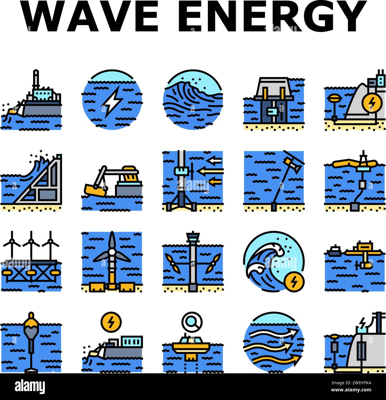 wave energy power tidal icons set vector Stock Vector Image & Art - Alamy wave energy power tidal icons set vector Stock Vector Image & Art - Alamy