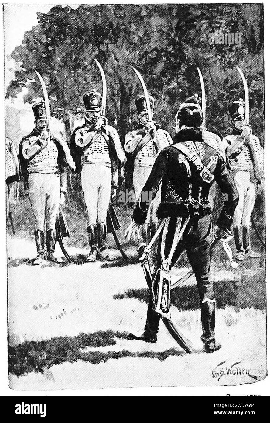 Raised swords salute hi-res stock photography and images - Alamy