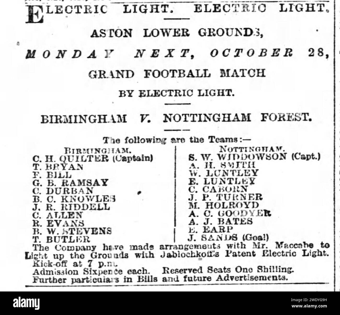 1878 football Black and White Stock Photos & Images - Alamy