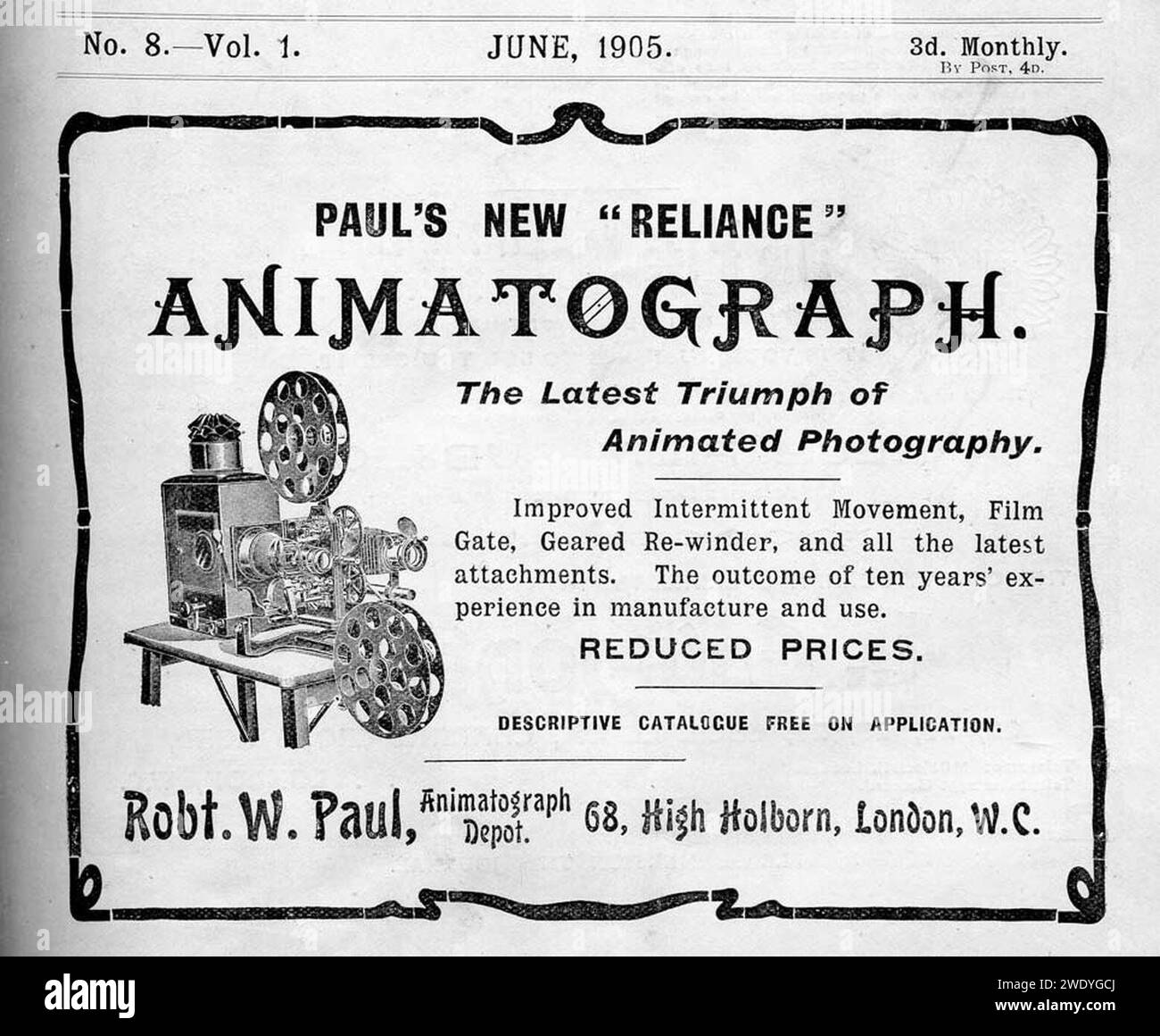 Animatograph hi-res stock photography and images - Alamy